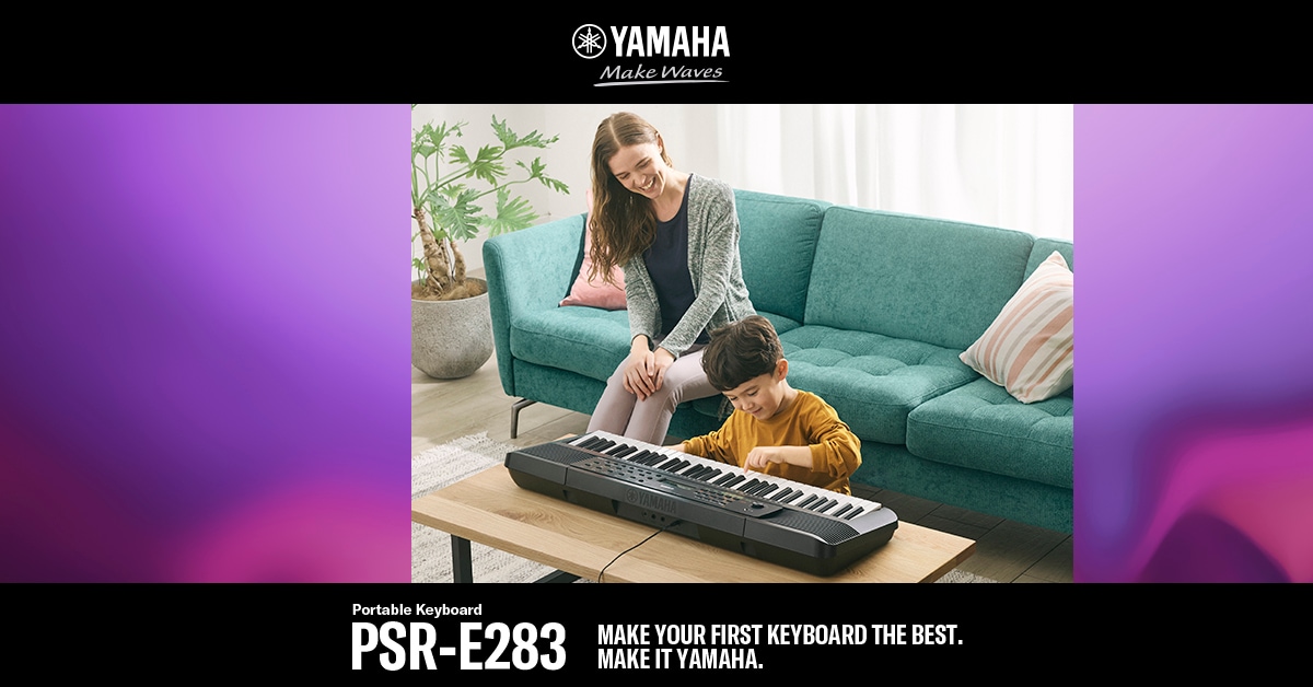 PSR-E283 Beginners Portable Keyboard - Yamaha USA