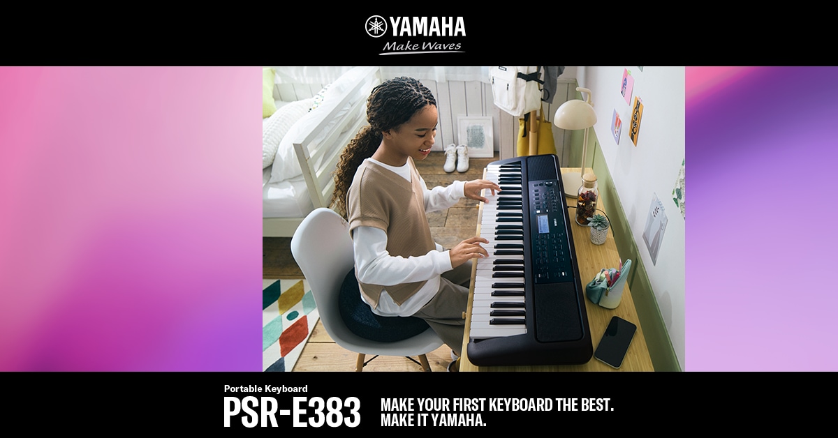 PSR-E383 Portable Keyboard - Yamaha USA