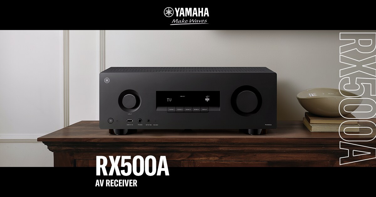 Yamaha RX500A 7.2-Channel AV Receiver with Dolby Atmos – Yamaha USA