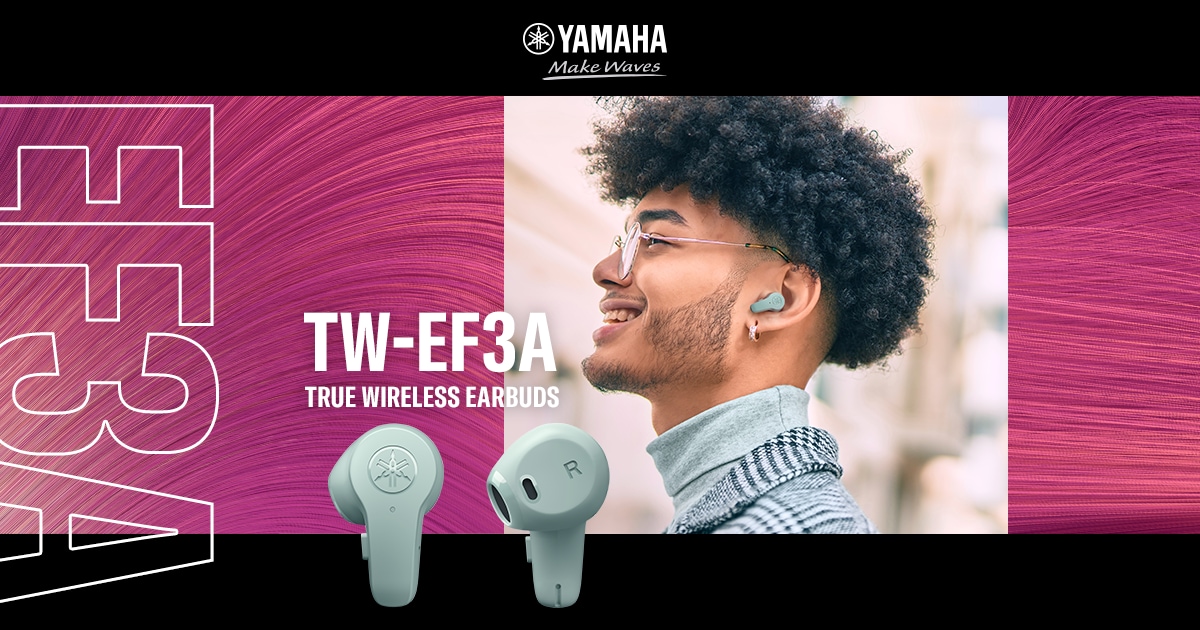 TW-EF3A Black True Wireless Earbuds Manuals - Yamaha USA