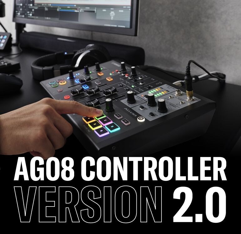 AG08 Live Streaming 8-Channel Mixer - Yamaha USA