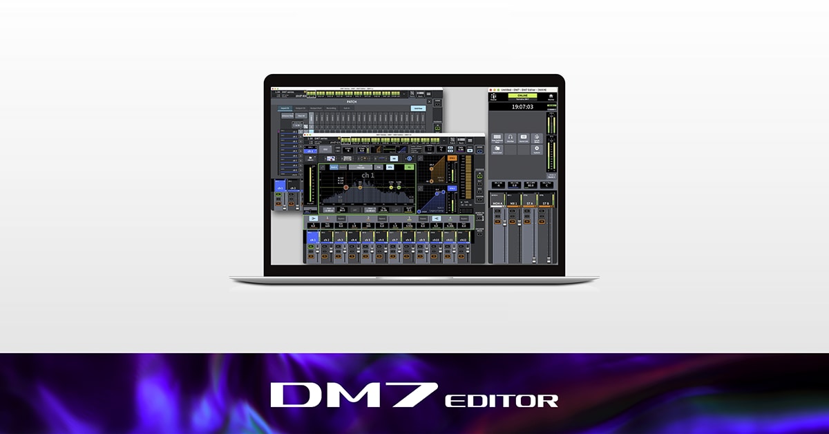DM7 Editor - Overview - Professional Audio Software - Professional Audio - Products - Yamaha USA