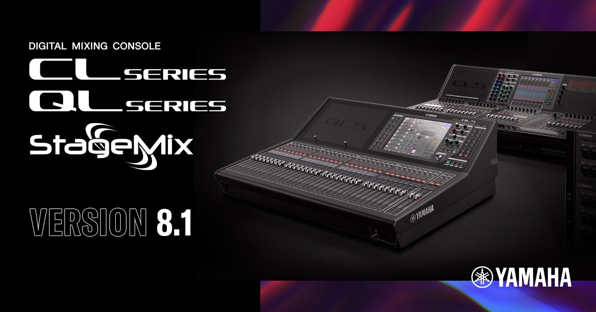 CL/QL StageMix Version 8.1 for iPad Ready for Download - Yamaha ...